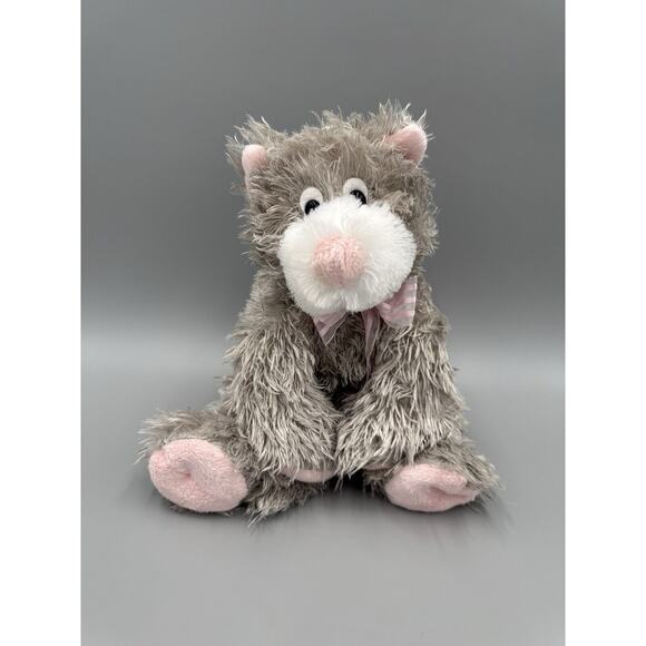 Ty | Toys | Ty Classic Caboodle The Cat Plush 2 Gray Pink Stuffed ...